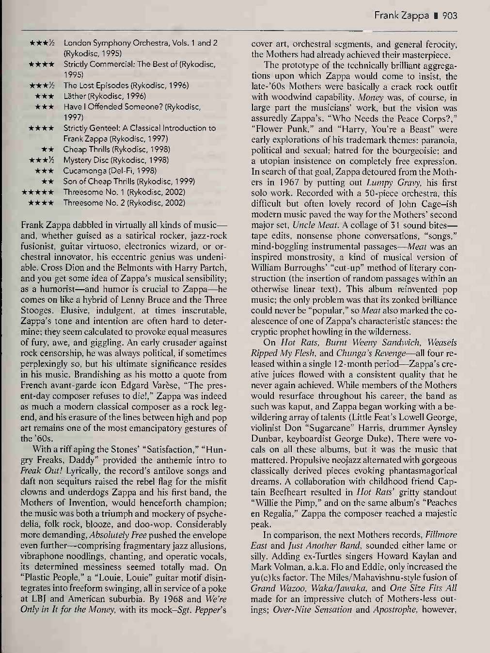 The Rolling Stone Record Guide